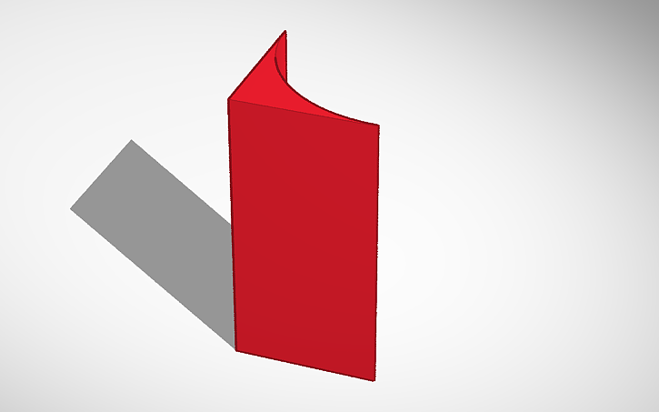 3D design Fillet Example - Tinkercad