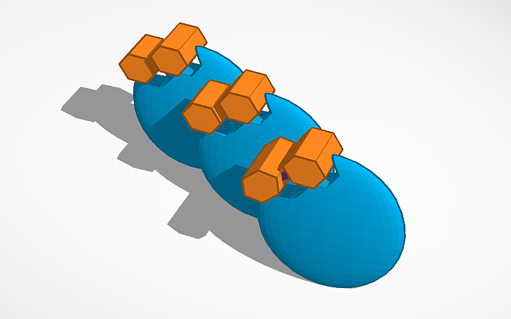 3D design enzyme catalyzed reaction - Tinkercad