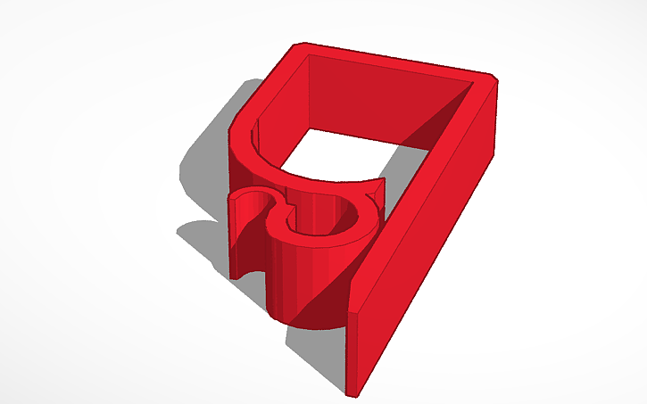 3D design Fairy Light Gutter Clip - Tinkercad