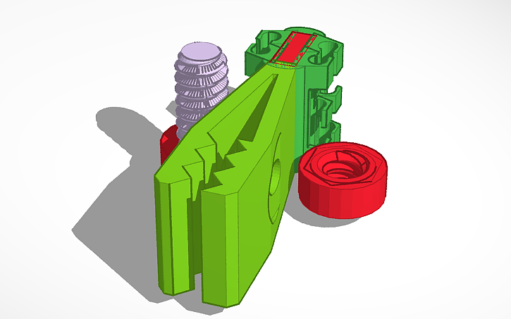 3D design USB Tarp Clip - Tinkercad