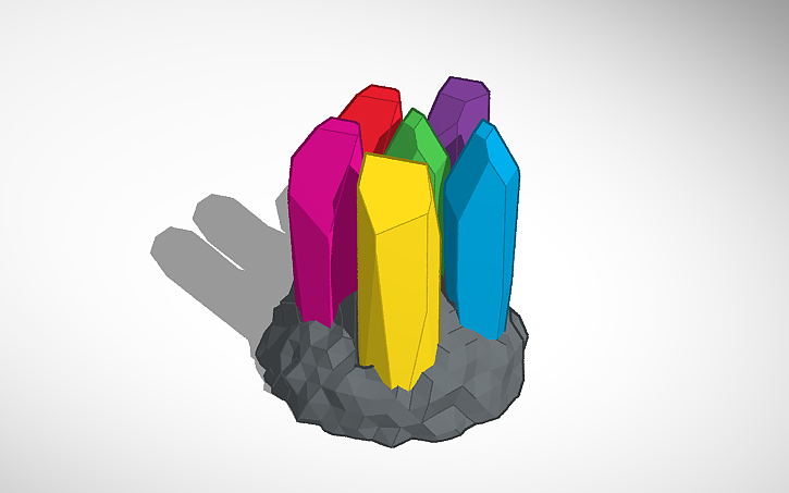 3D design Crystal - Tinkercad