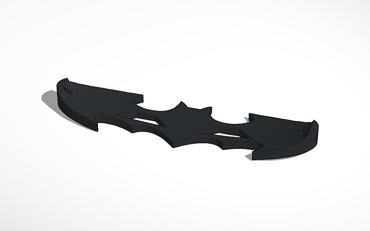 3D design Batman Mask Toddler Size - Tinkercad