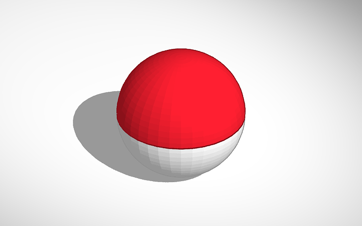 3D design ball - Tinkercad