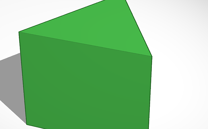 3D design Triangle - Tinkercad