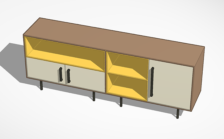 3D design Wardrobe - Tinkercad