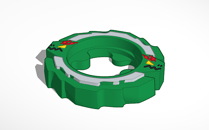 3D design Howling deadlock base - Tinkercad