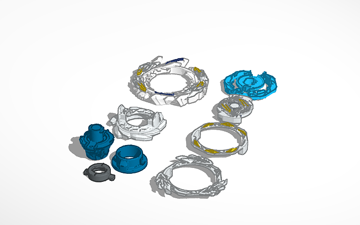 3D design {Final ver.} Guilty Longinus [DB system] - Tinkercad