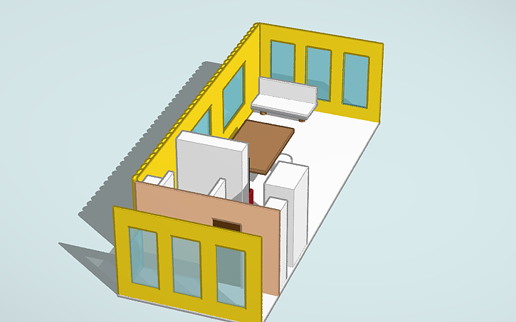 3D design Copy of Interior Design Challenge - Tinkercad