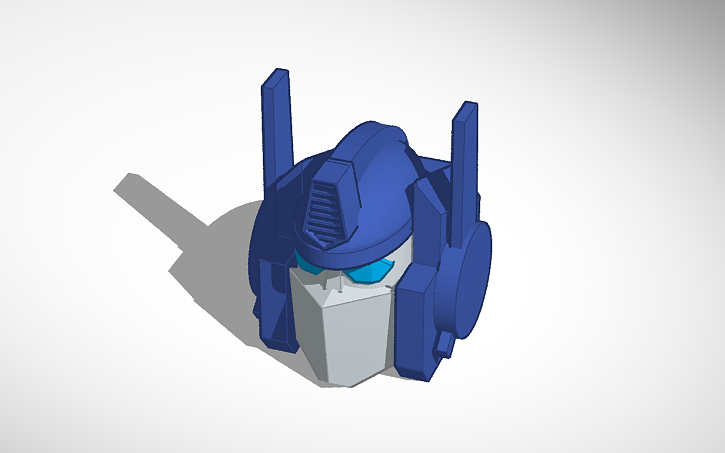 3D design Optimus Head 3 - Tinkercad