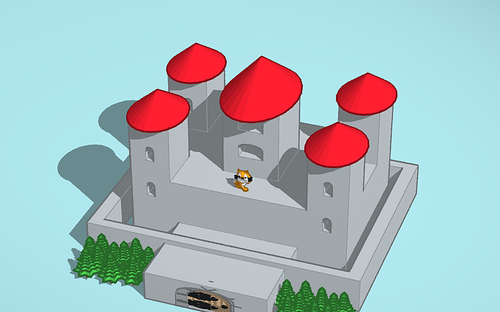 3D design Copy of Light Up a Story with Code Challenge: SCRATCH_CAT ...