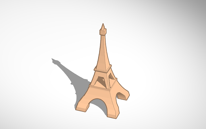 3D design eyfel bashnya - Tinkercad