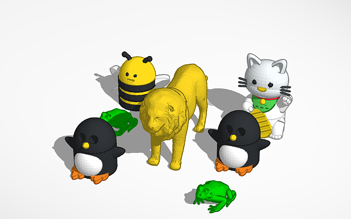 3D design Animals - Tinkercad