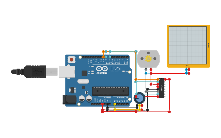 Circuit design Tugas no 1 - Tinkercad