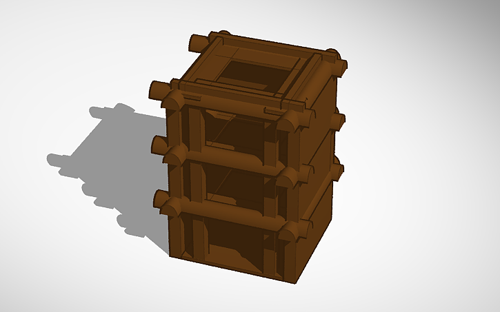 3D design Ancient Chinese Structure - Tinkercad