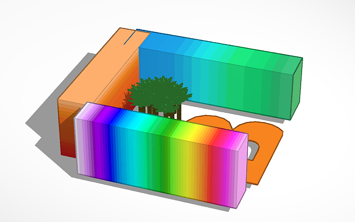 3D design Bamboo Forest From Minecraft - Tinkercad