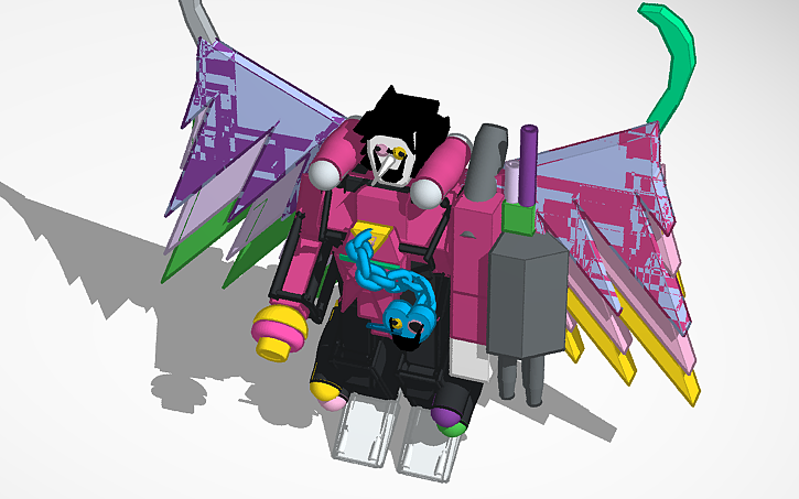 3D design armored NEO box warrior - Tinkercad