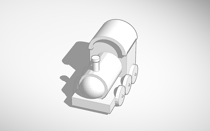 3D design Train - Tinkercad