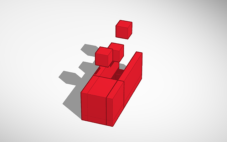3D design Sad face - Tinkercad