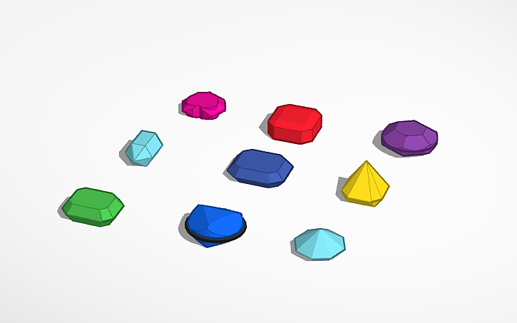 3D design gems - Tinkercad