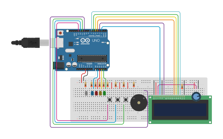 Circuit design Jingle Bells Song - Tinkercad