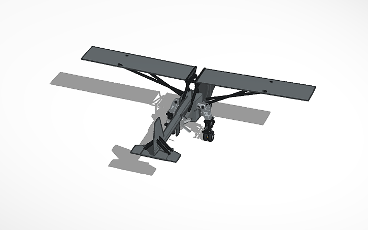 3D design HEXIRON Reconnaissance Glider - Tinkercad