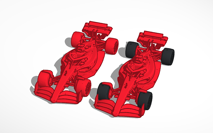 3D design 2021 f1 car - Tinkercad
