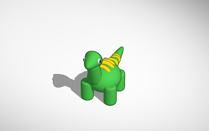 3D design dinosaur - Tinkercad