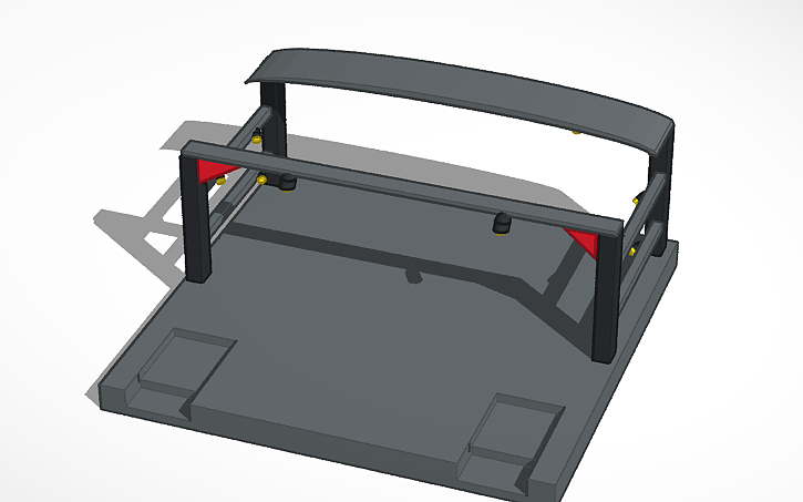 3D design Stage template - Tinkercad