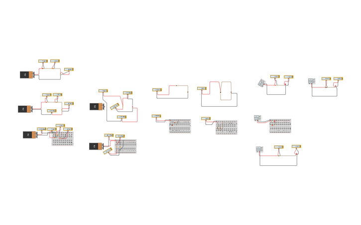 Circuit design Practico 3 Turno Noche - Tinkercad