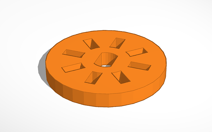 3D design ENCODER DISC - Tinkercad