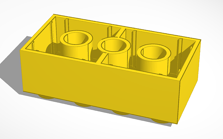 3D design Lego Brick - Tinkercad