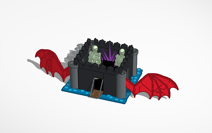 3D design The menacing Castle - Tinkercad