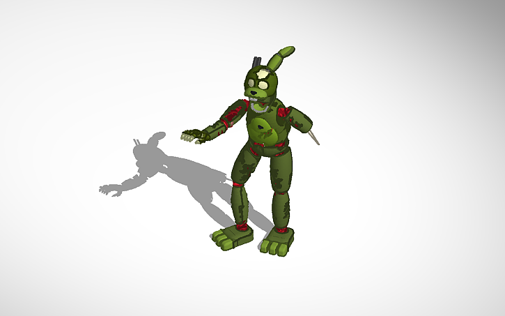 3D design scrap trap posed - Tinkercad
