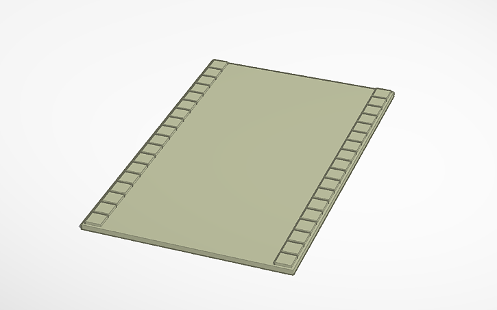 3D design station platform 1 - Tinkercad