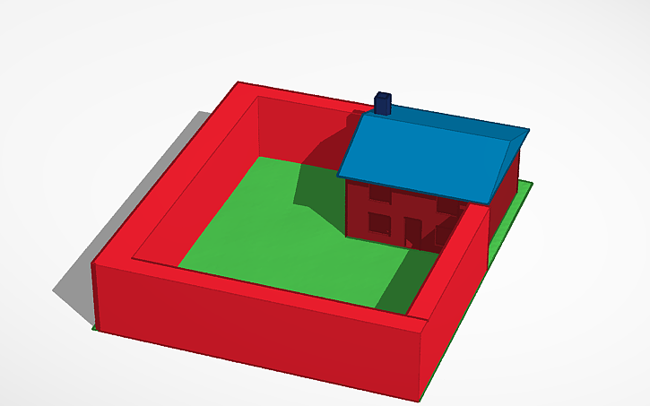 3D design Copy of Backyard - Tinkercad