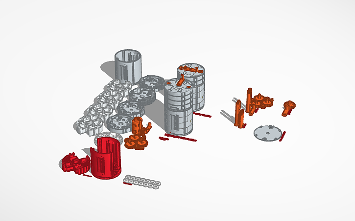 3D design Powerful Electric Generator - Tinkercad