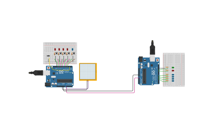 Circuit design EJEMPLO TX RX - Tinkercad