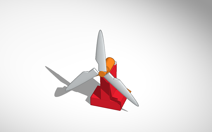 3D design WIndmill - Tinkercad