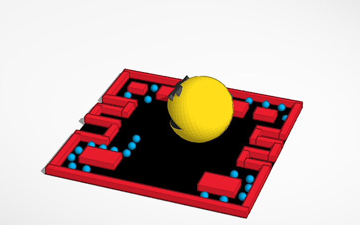 3D design pac man edi - Tinkercad
