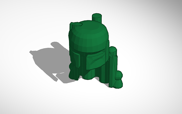 3D design boba fett lego helmet - Tinkercad