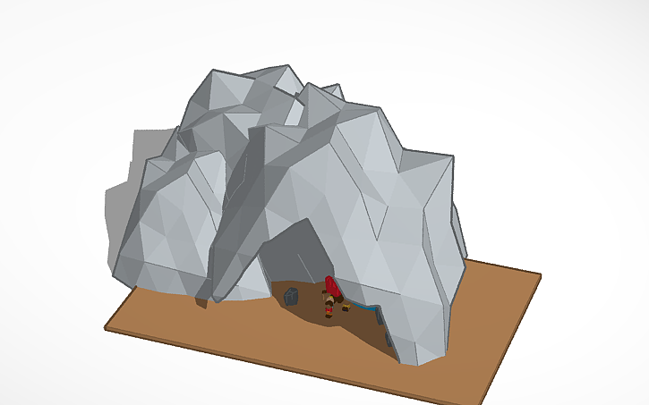 3D design cave - Tinkercad
