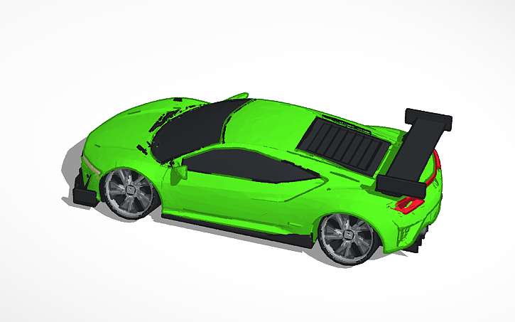3D design Honda Nsx Tuned - Tinkercad