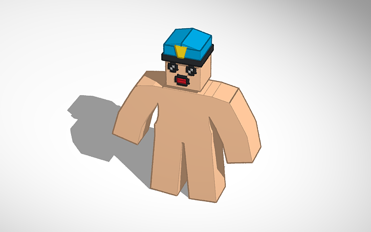 3D design unturned character model - Tinkercad