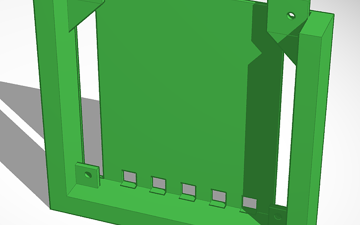 3D design LED Matrix P4 Right Open 1 - Tinkercad