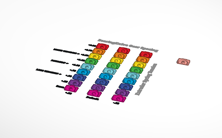 3D design 3DChameleon Mk3 Tension Tuning Sliders - Tinkercad