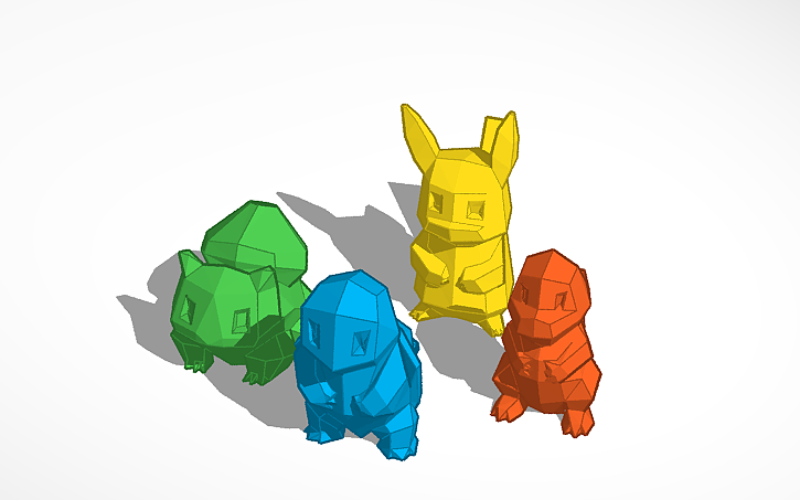 3D design Pokemon - Tinkercad