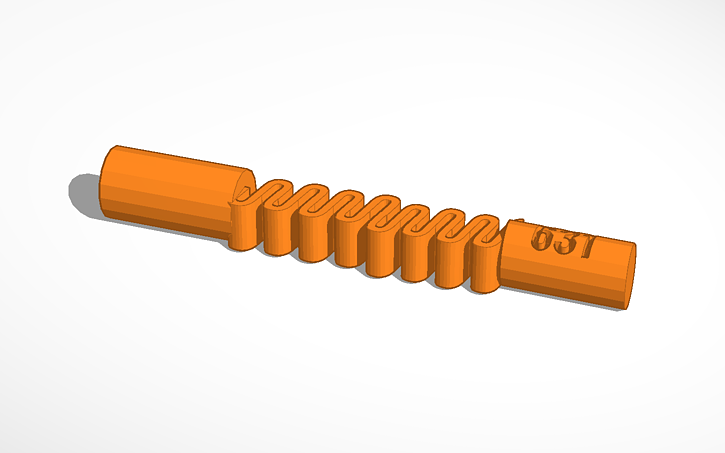 3D design "spring" - Tinkercad