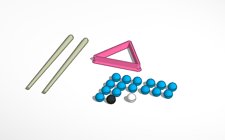 3d Design Pool Table Parts Tinkercad