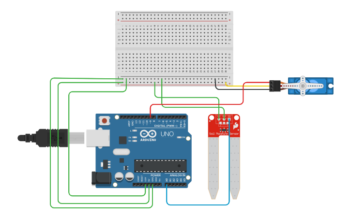 Circuit design percobaan 4 - Tinkercad
