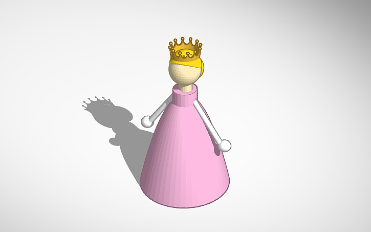 3D design Princess 𝒮𝓉𝓇𝒶𝓌𝒷𝑒𝓇𝓇𝓎 𝒞𝒶𝓀𝑒! - Tinkercad